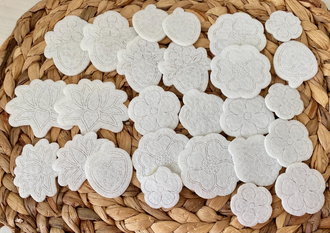 Flower Felt Beading Patterns - Etsy