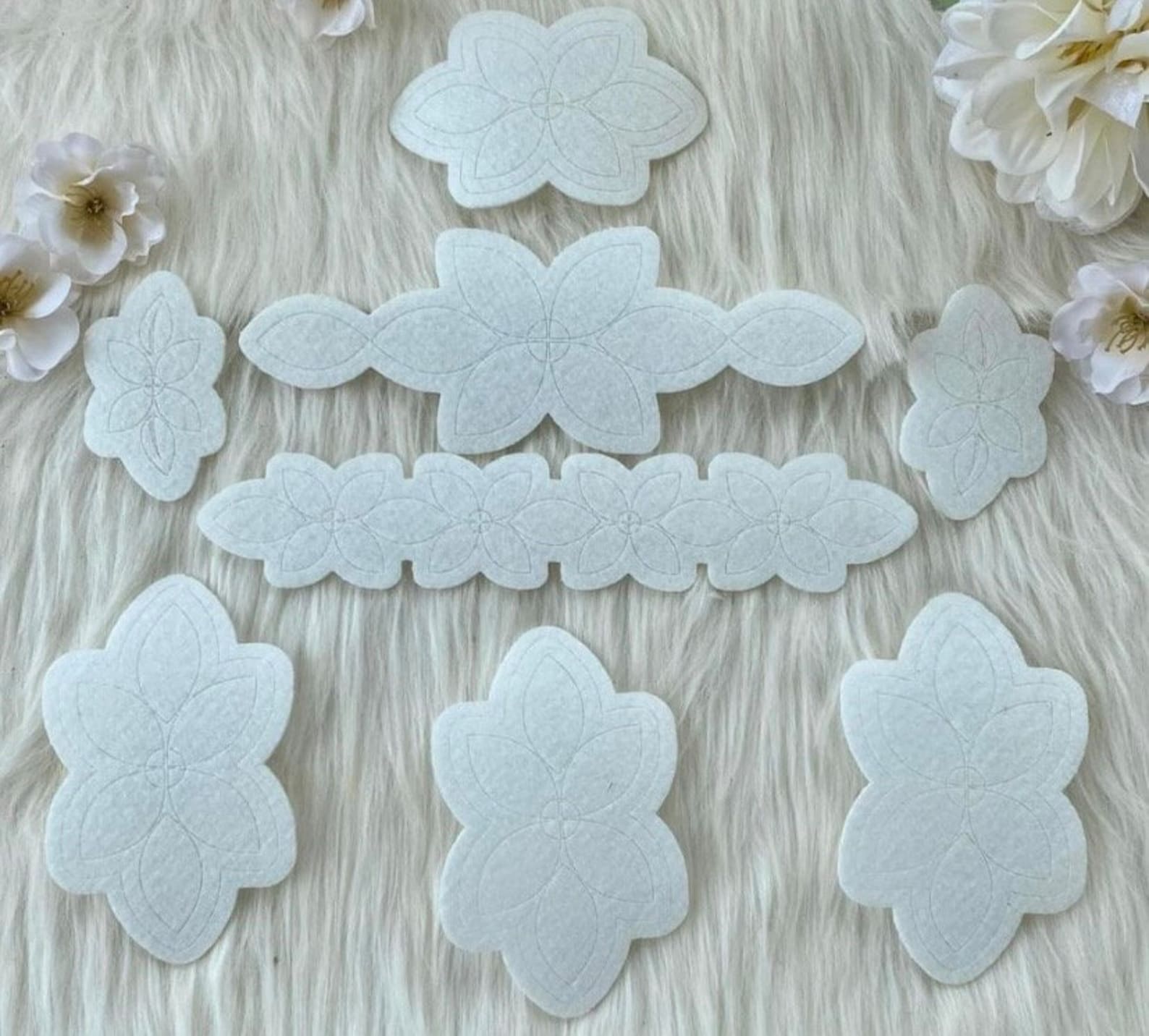 Flower Regalia Beading Pattern, Felt & Pellon Designs - Etsy