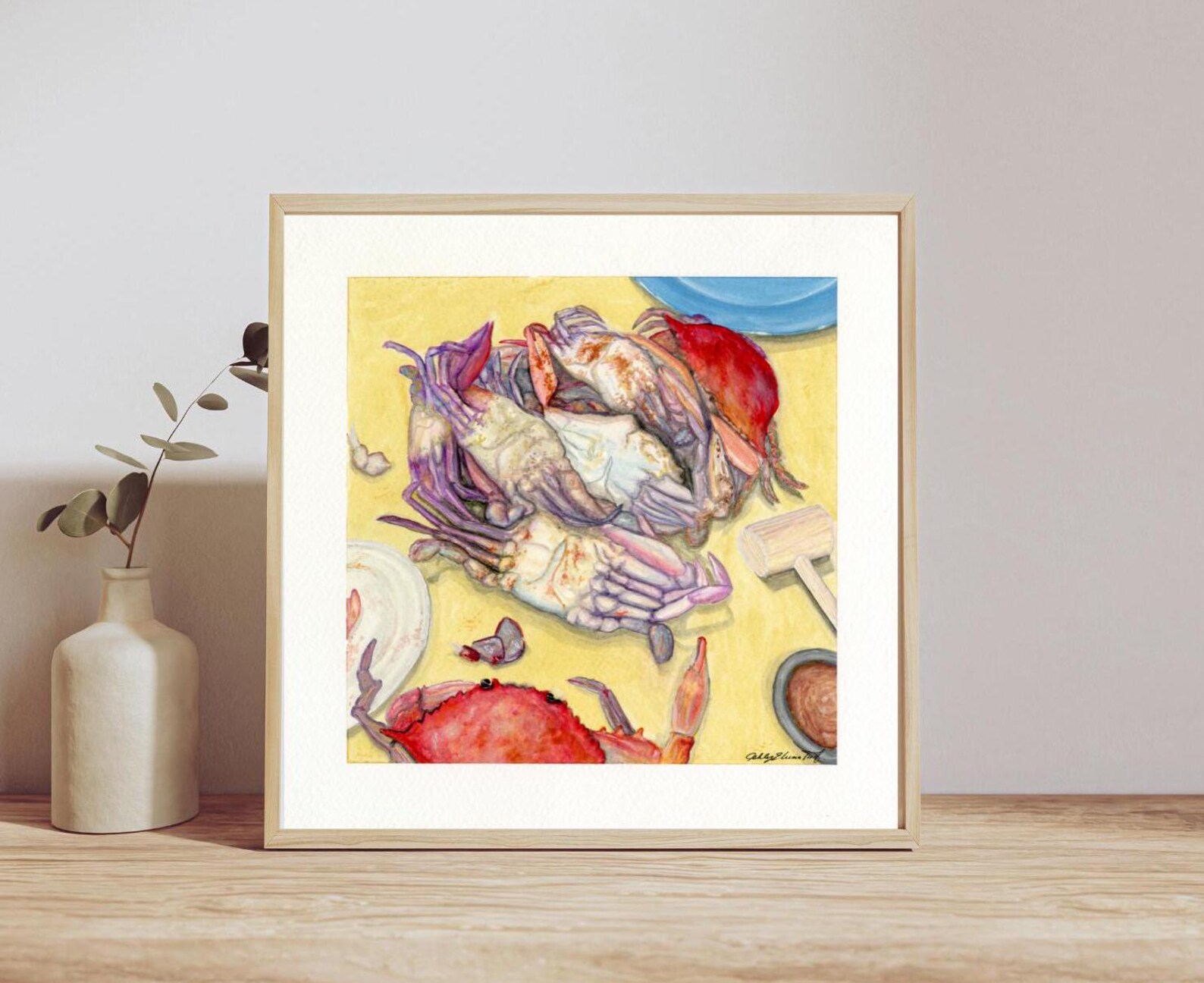 Maryland Crab Feast Digital Download, Chesapeake Bay Wall Decor ...