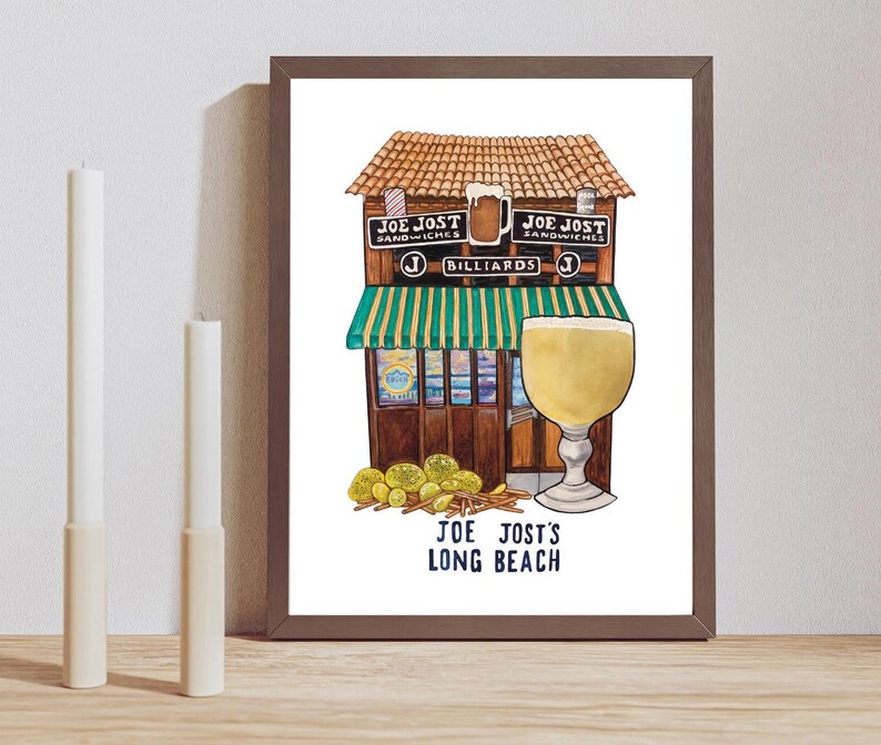 Joe Jost's Digital Download, Long Beach California Wall Art, Iconic ...