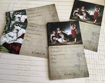 Cross Stitch Project Label Sticker Set of 5 Adhesive Labels Vintage ...