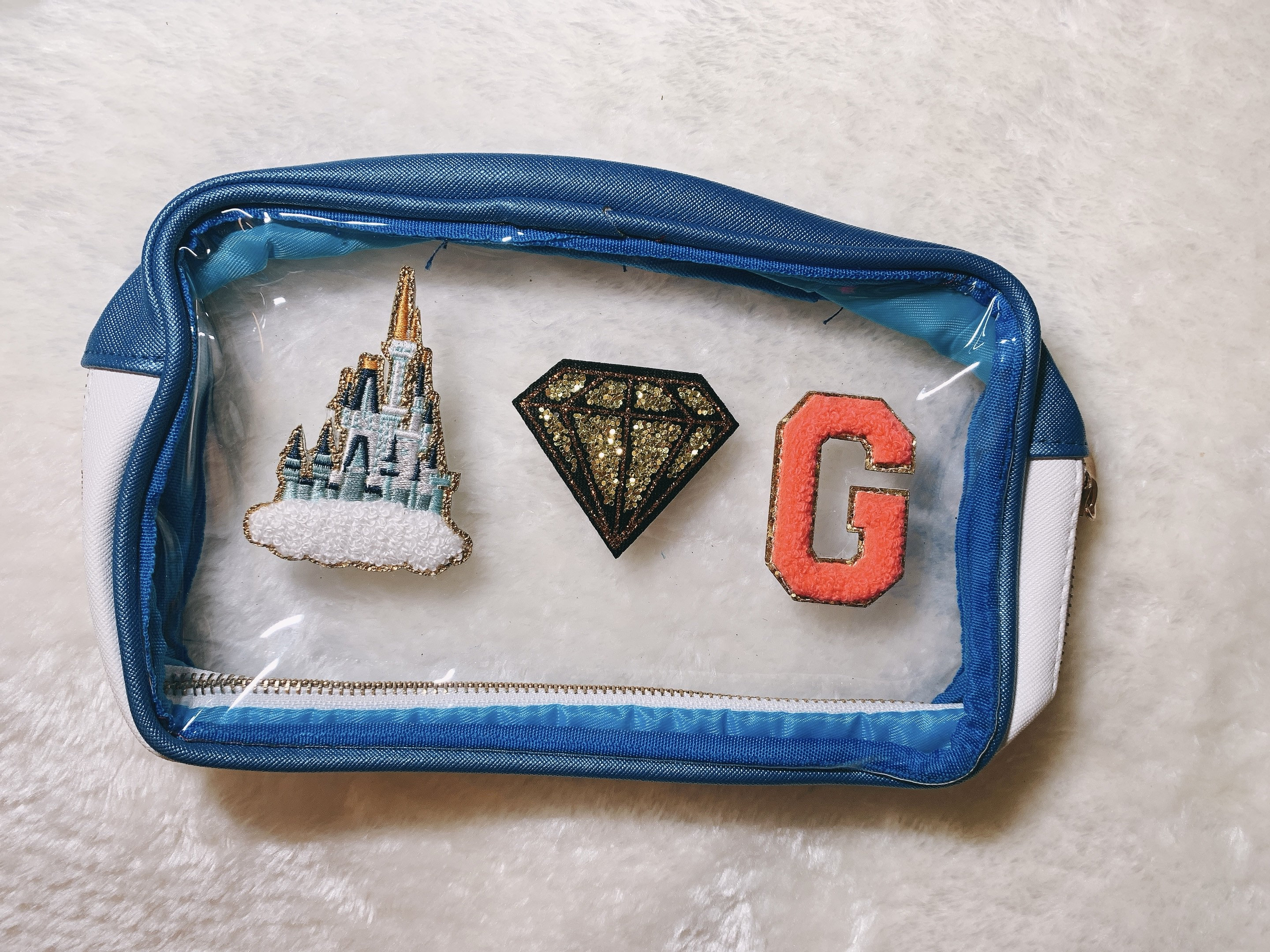 Disney Castle Chenille Patch-glitter With Chenille - Etsy