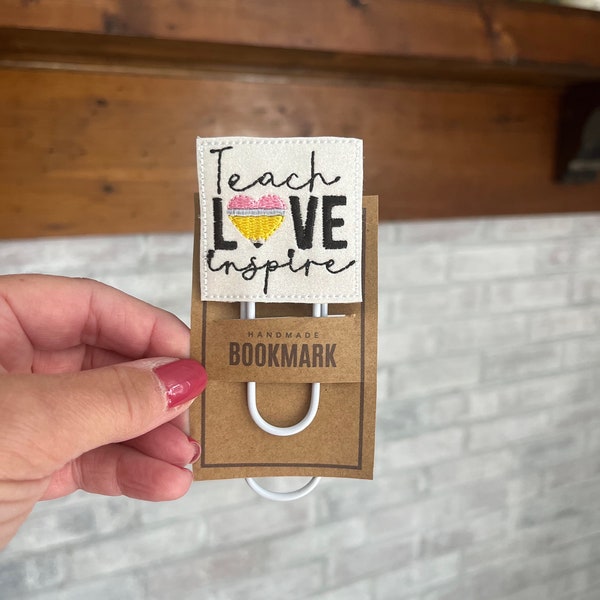 Paper Clip Bookmark - Etsy