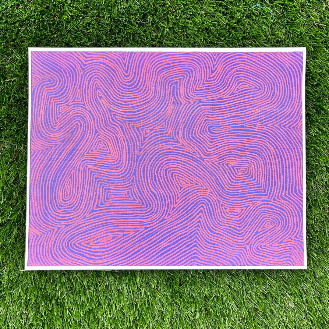 Wiggly Wall Art Print - Etsy