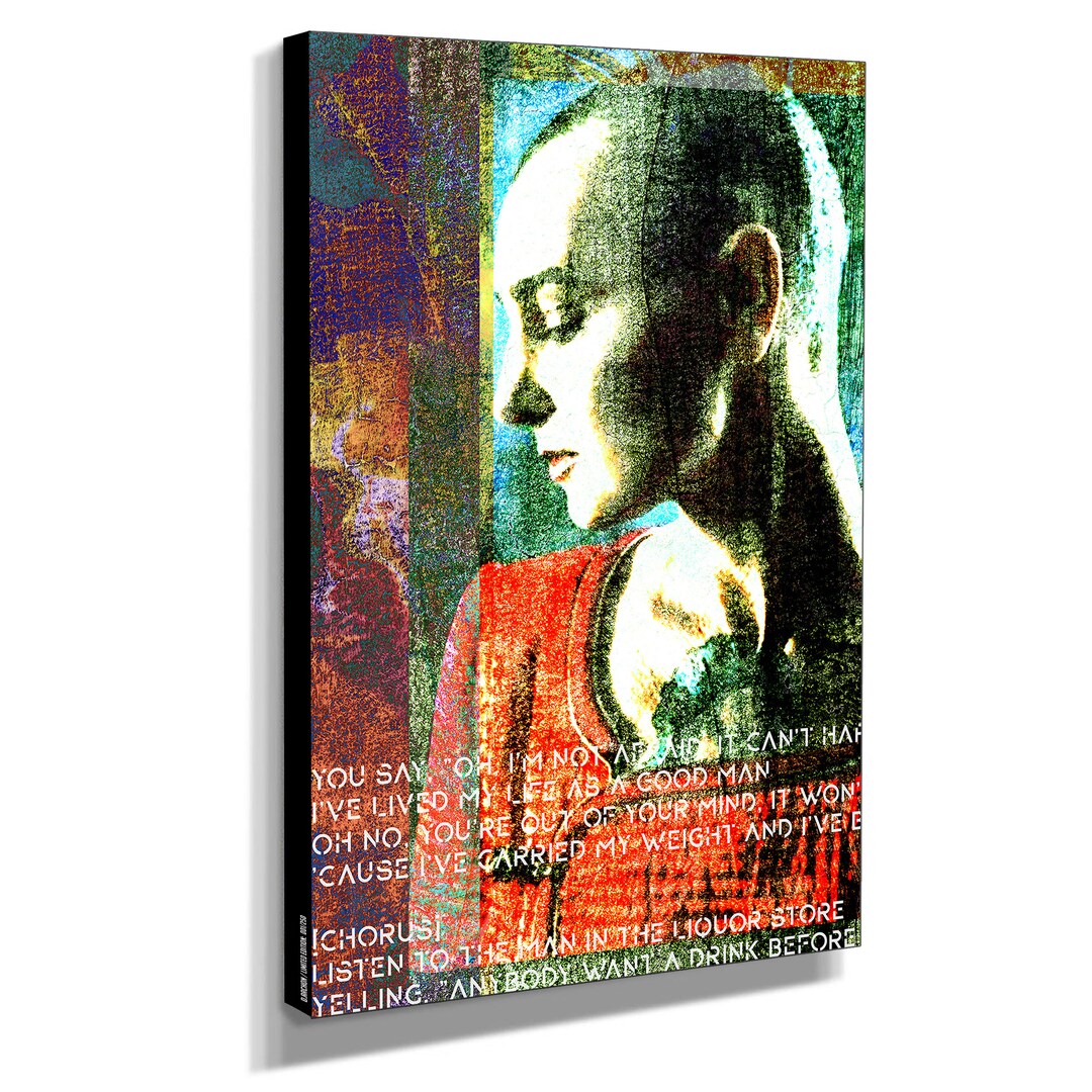 Sinead O'connor Canvas Wall Art | Lyric | Graffiti Modern Pop Art ...