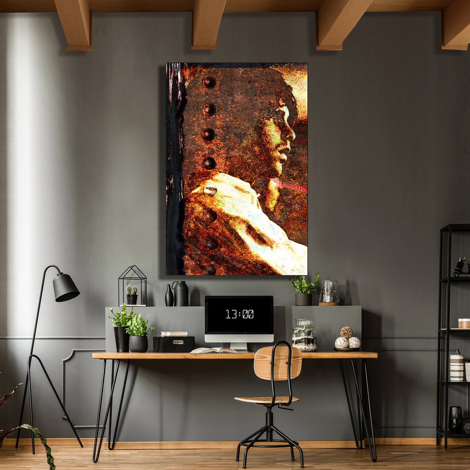 Jim Morrison the Doors Band Canvas Wall Art Framed Print - Various ...