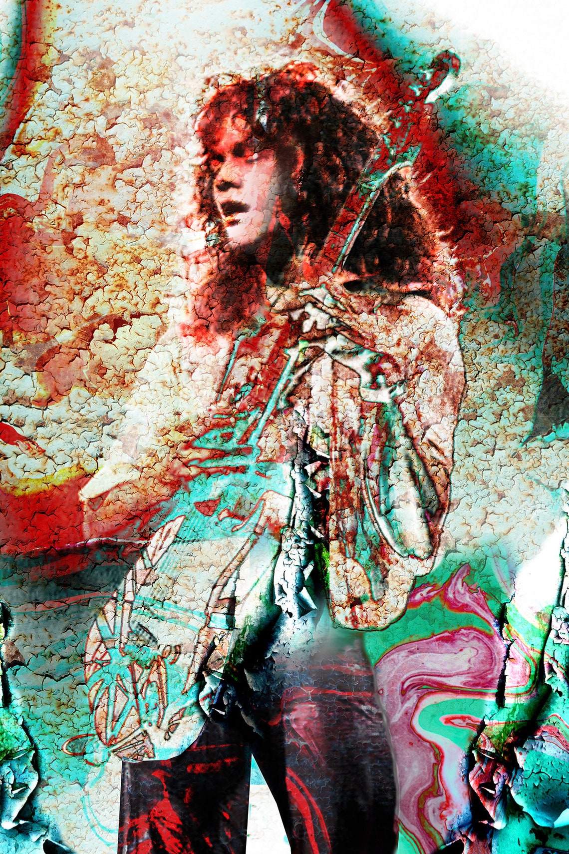Eddie Van Halen Wall Art Canvas Framed Print Various Sizes - Etsy