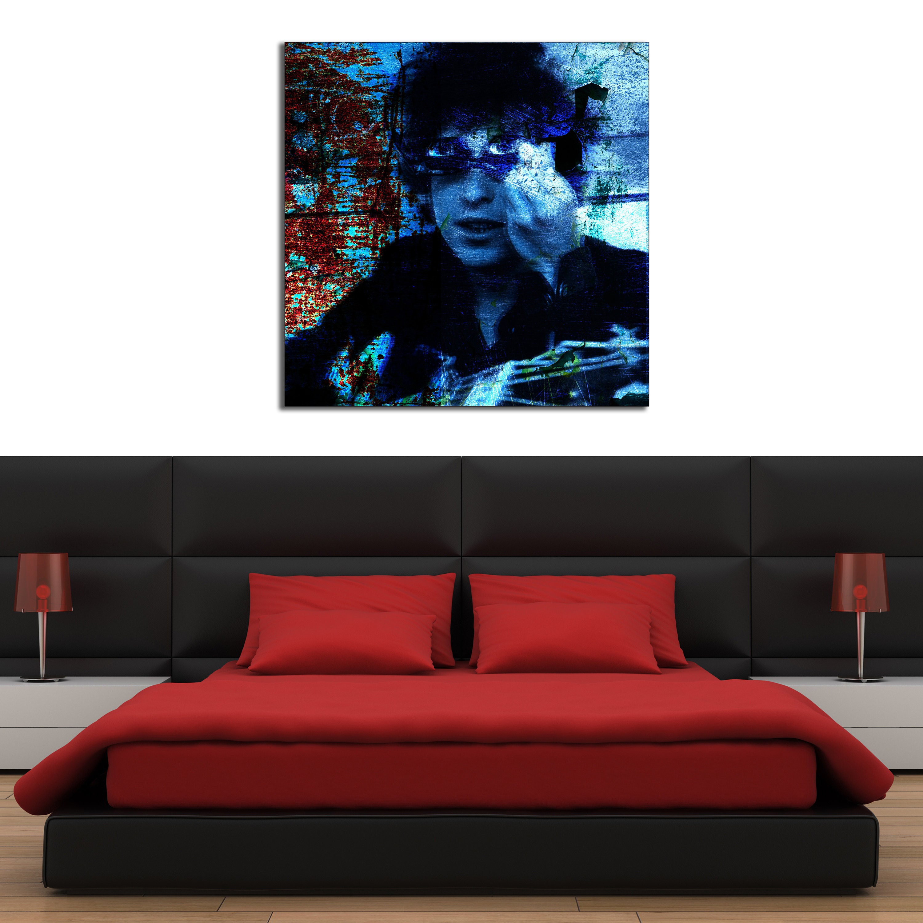 Bob Dylan Wall Art Framed Canvas Print - Various Sizes - Etsy