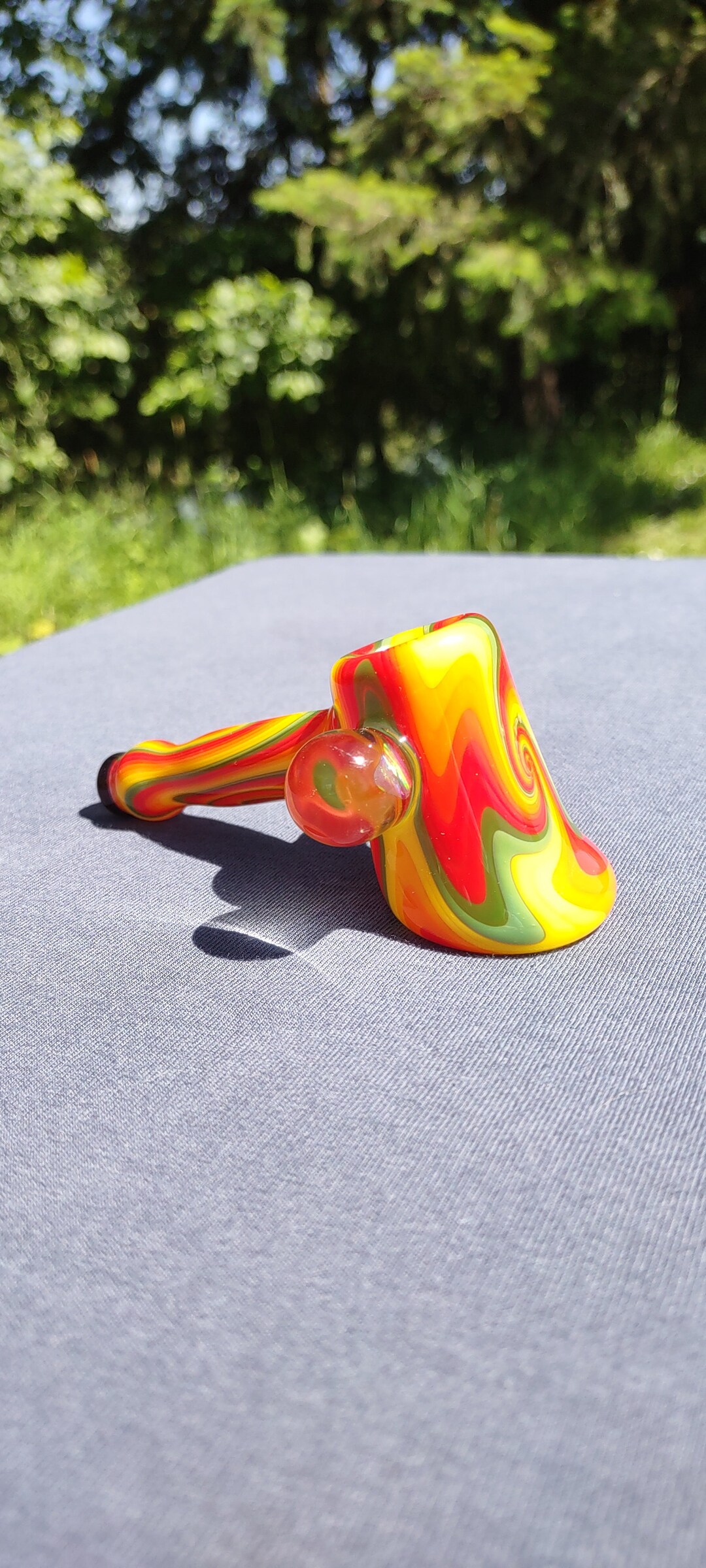Rasta Red Hot Pepper Hammer Pipe - Etsy