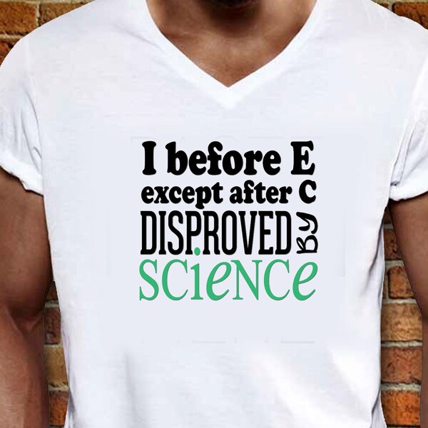 I Before E Except - Etsy