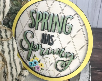 Farm Fresh Flower Sign Spring Signs Spring Decor Farm Fresh | Etsy