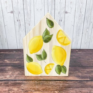 Lemon Slice,wood Lemon Slice,lemon Slices,tiered Tray Lemon Slices ...
