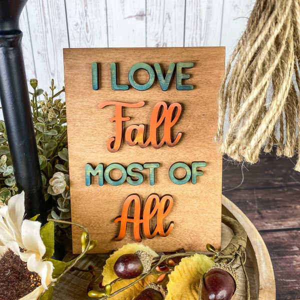 Mini Fall Signs - Etsy