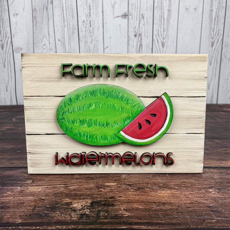 Watermelon Decor for Kitchen Sweet & Juicy Watermelon - Etsy