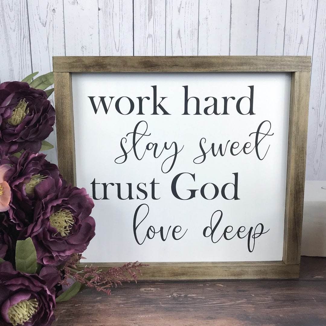 Inspirational Signs for Office, Home Decor Signs, Motivational Signs ...