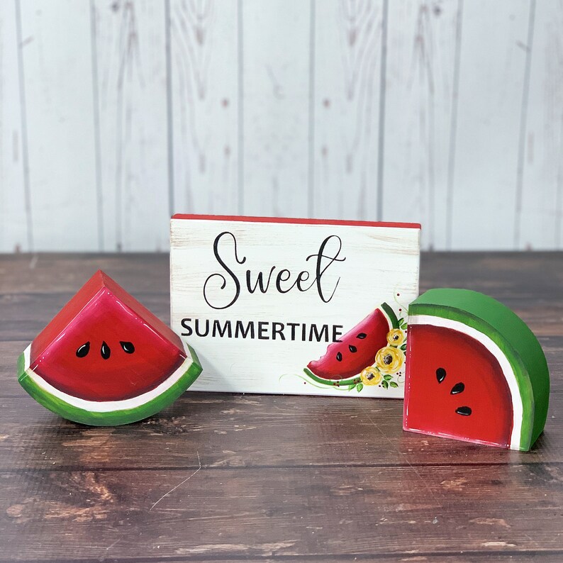 Sweet Summertime Watermelon Sign | Etsy