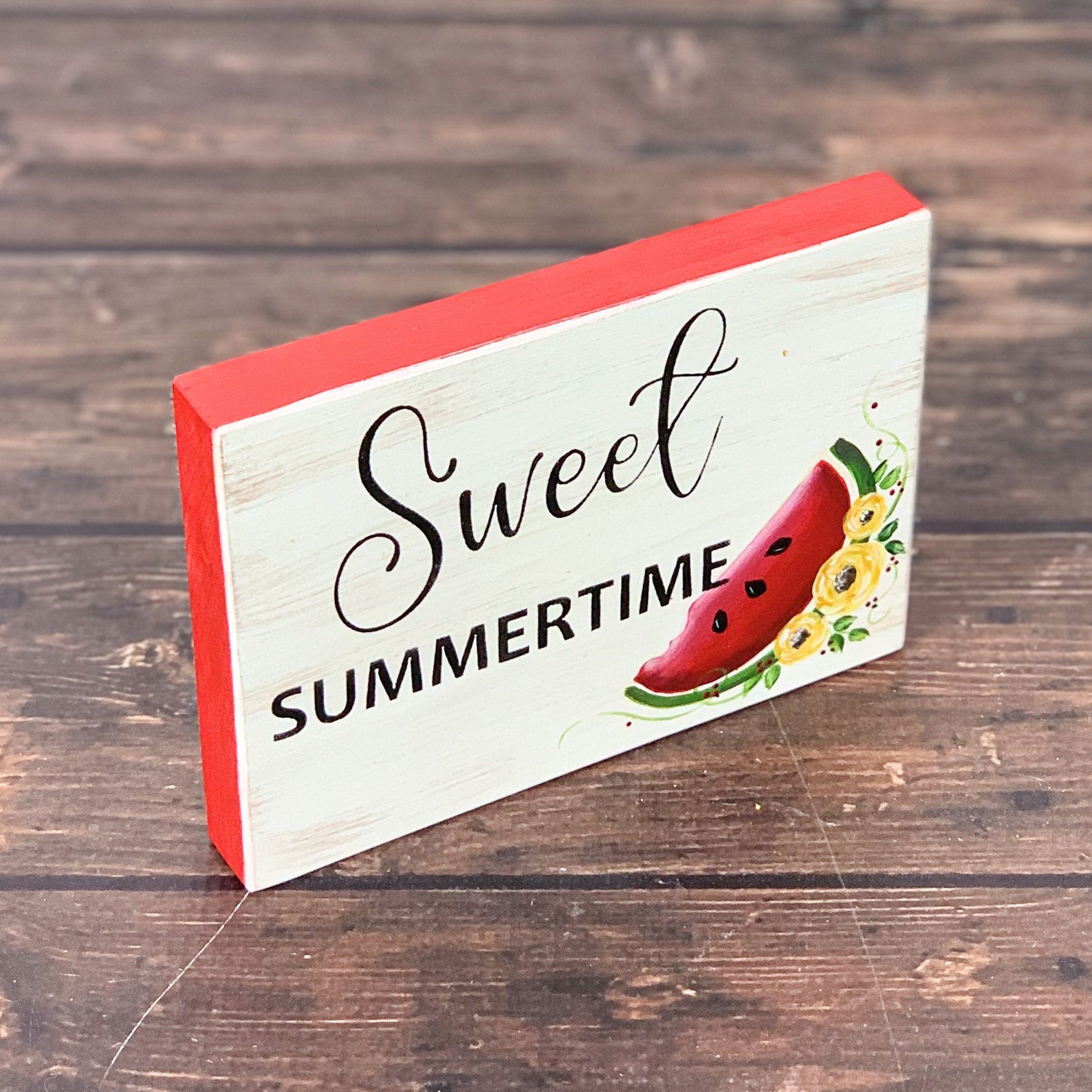 Sweet Summertime Watermelon Sign | Etsy