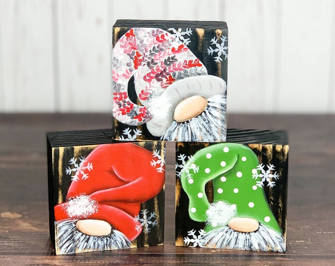 Winter Gnome Decor Gnome Christmas Sign Christmas Wood | Etsy