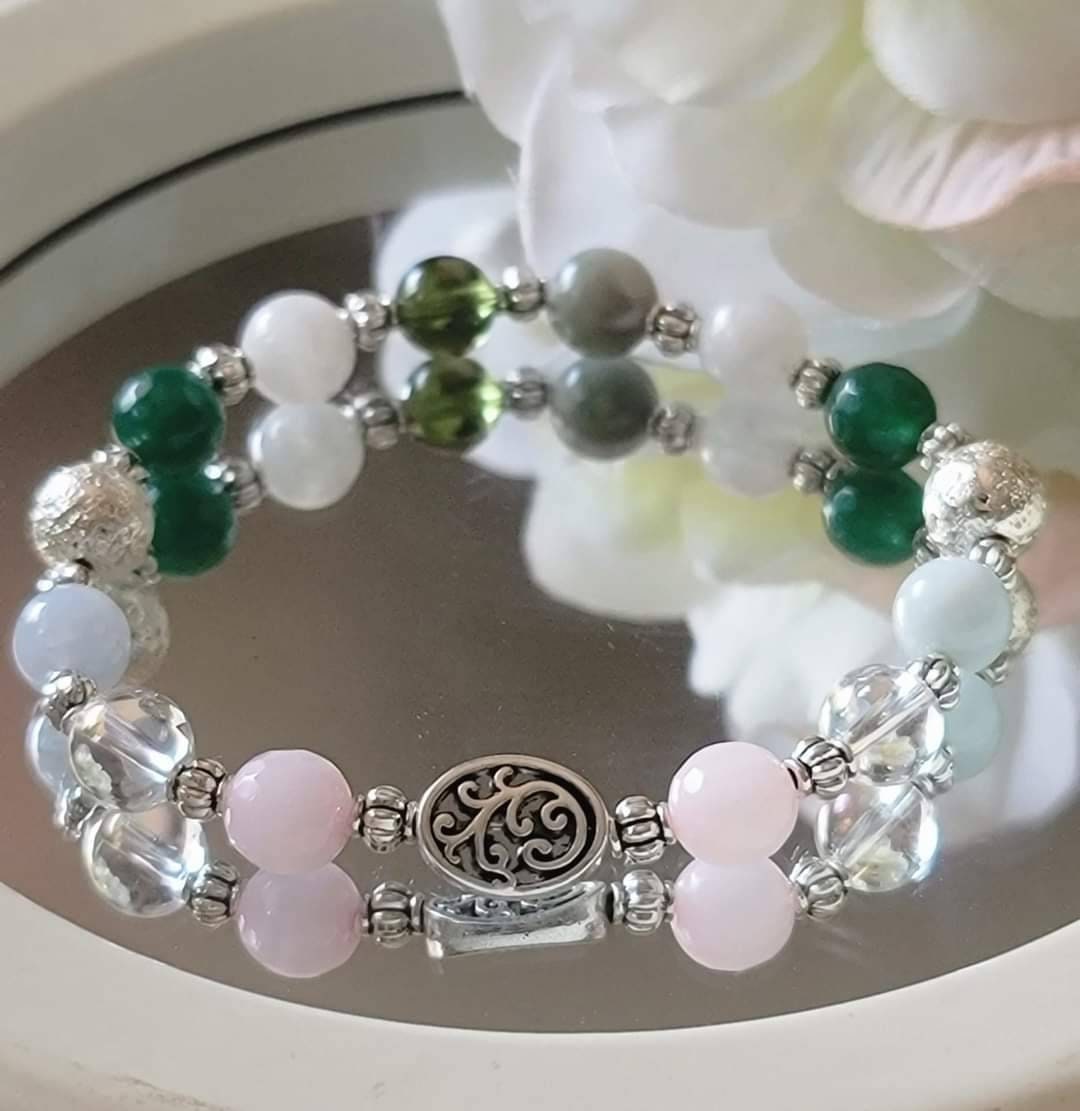 Fluid Retention 8mm Gemstones & Lava Bracelet Stretch Jade - Etsy