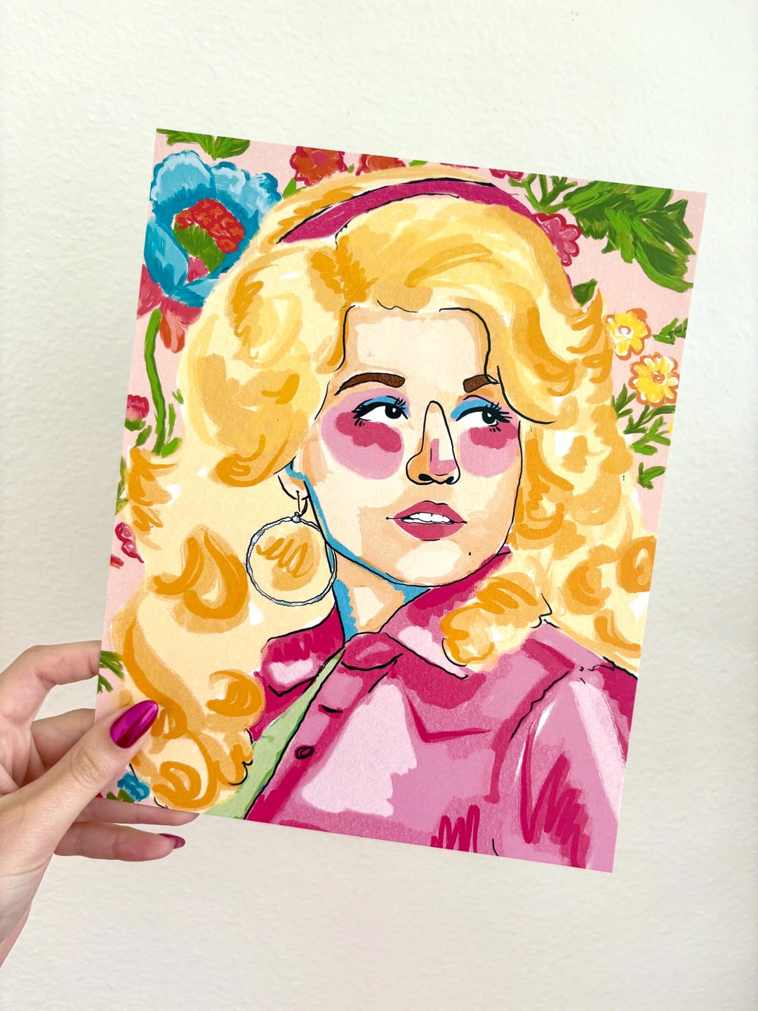 Dolly Parton Art Print 8x10” - Etsy