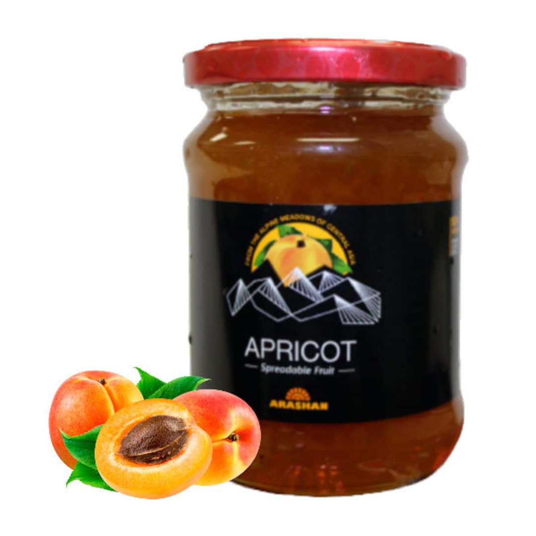 100% Pure Apricot Jam Delicious With No Added Flavoring, Colors ...