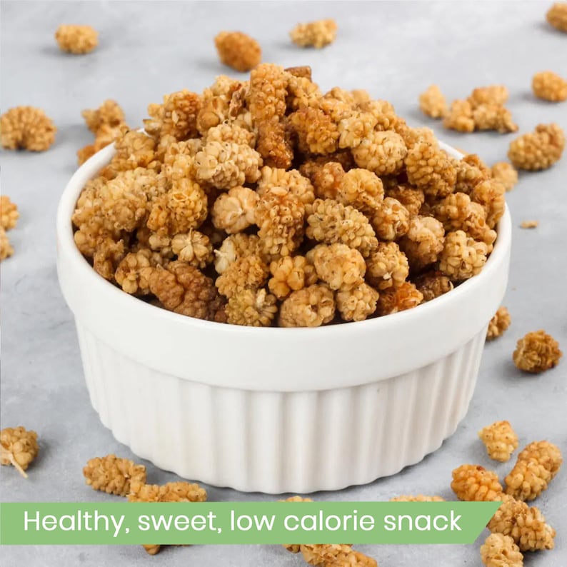 Dried Mulberries Pure Raw White Mulberry the MOST Delicious | Etsy