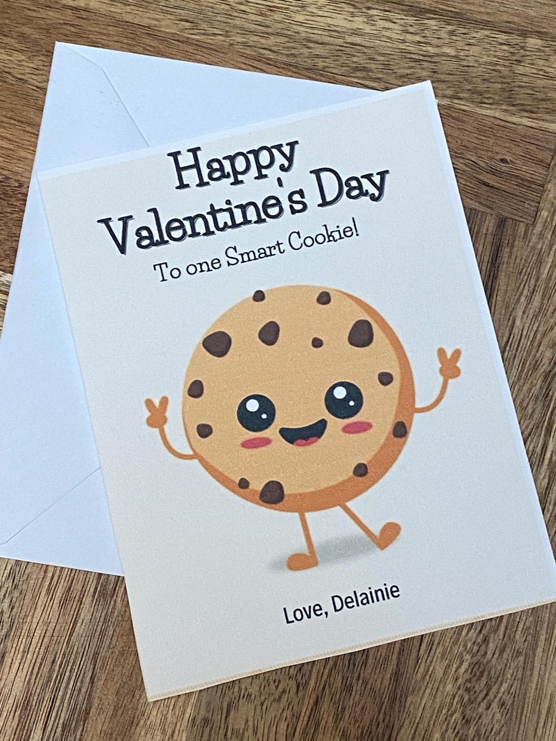 Editable Smart Cookie Valentine Cards Template - Etsy