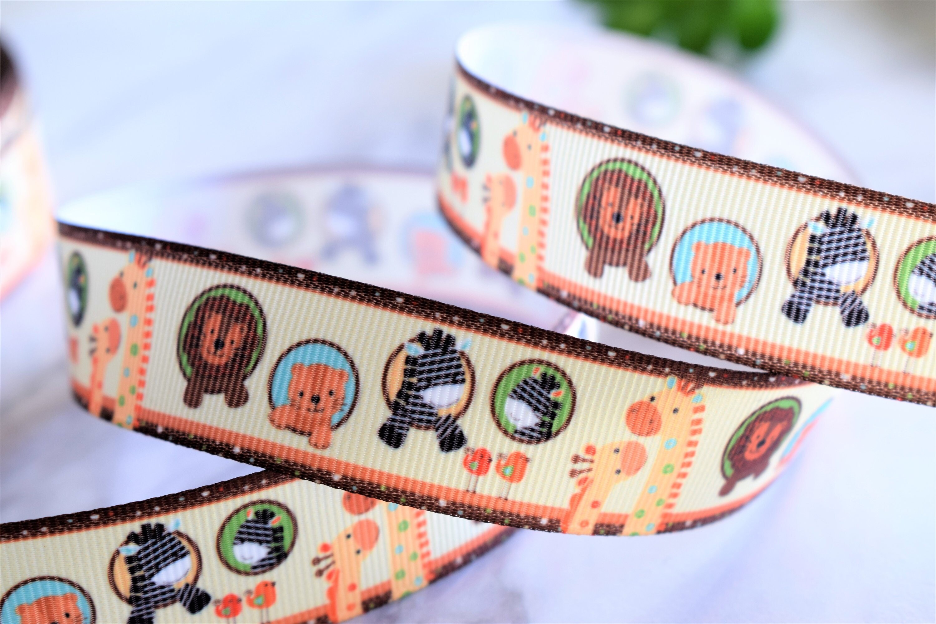 Boy Safari Baby Shower Ribbon Boy Baby Safari Ribbon Safari - Etsy