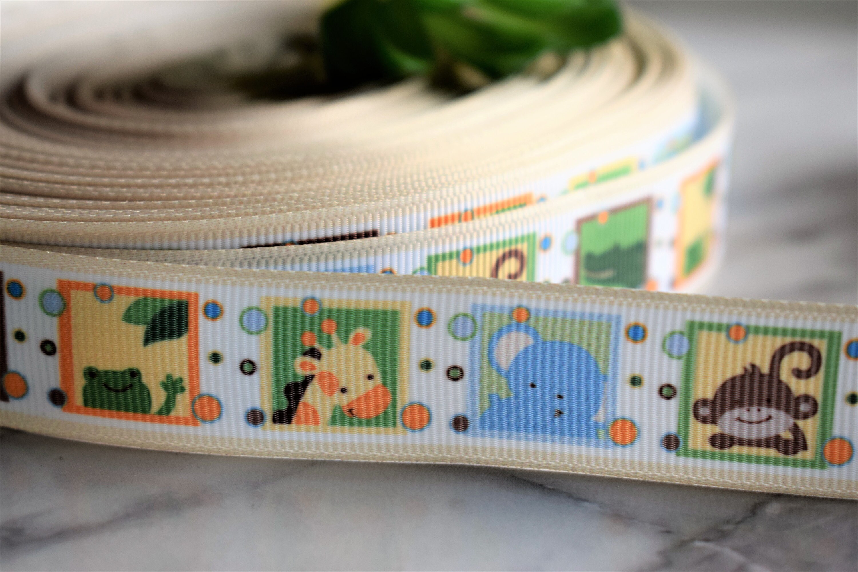 Jungle Safari Ribbon Boy Baby Shower Safari Ribbon Safari | Etsy