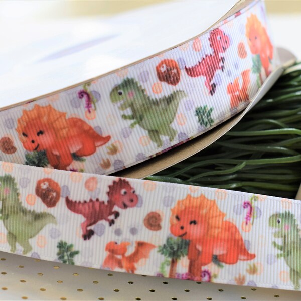 Dinosaur Ribbon - Etsy