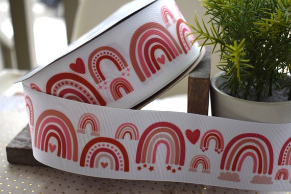 Neutral Boho Rainbow Ribbon Rainbow Neutral Ribbon Boho | Etsy