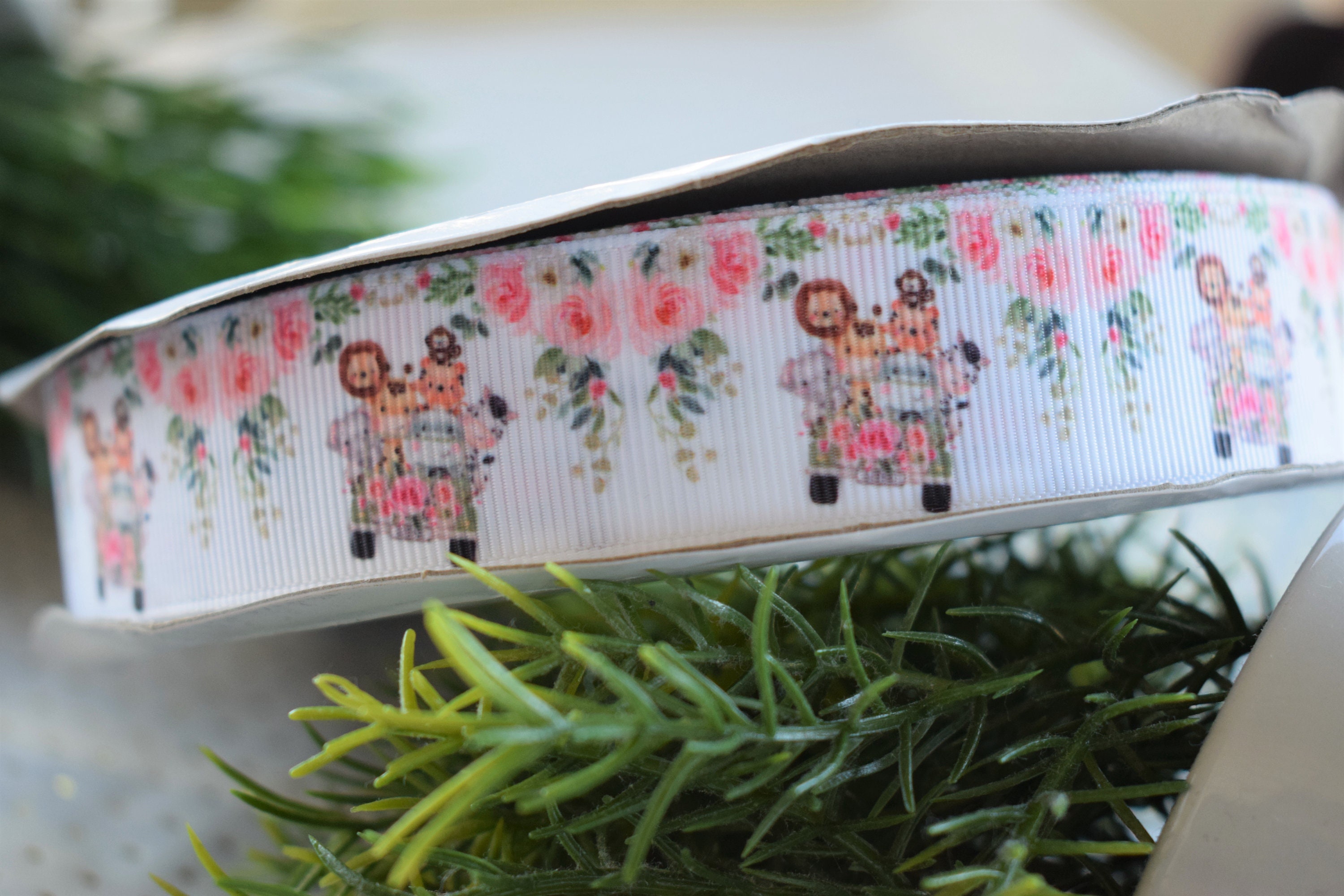 Girl Safari Baby Shower Ribbon Girl Baby Safari Ribbon Girl - Etsy
