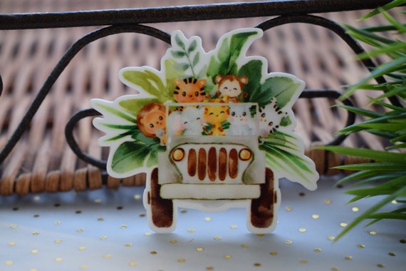 2pcs Jungle Safari Animals Planar Resins Flat Back Animal - Etsy Hong Kong