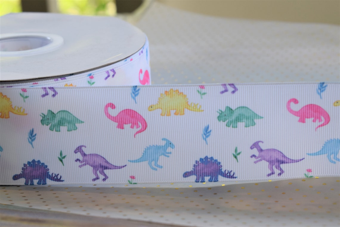Dinosaurs Grosgrain Ribbon Diaper Cake Ribbon Boy Baby | Etsy