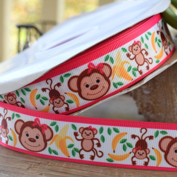 Monkey Ribbon - Etsy