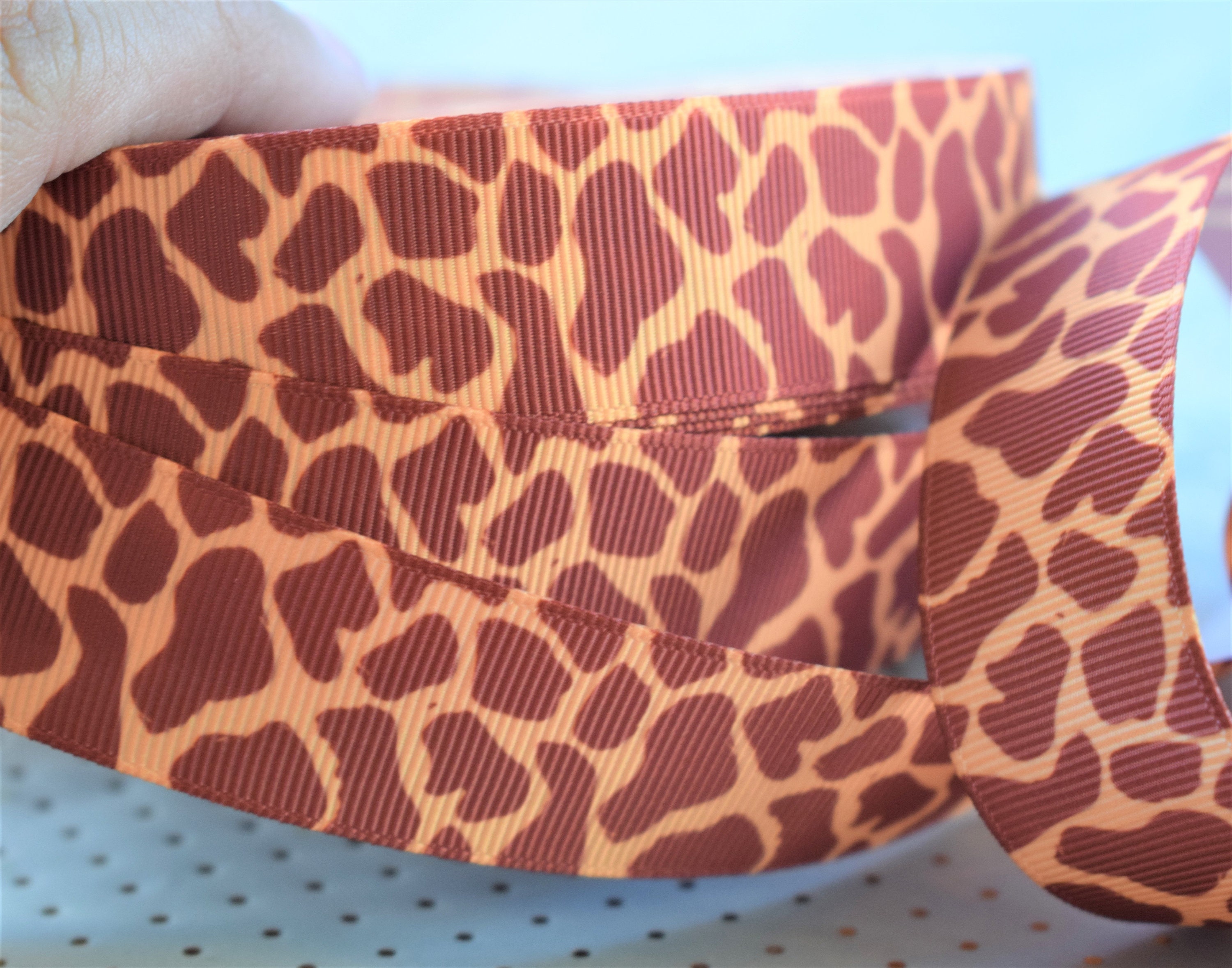 Giraffe Safari Grosgrain Ribbon Boy Baby Safari Ribbon - Etsy