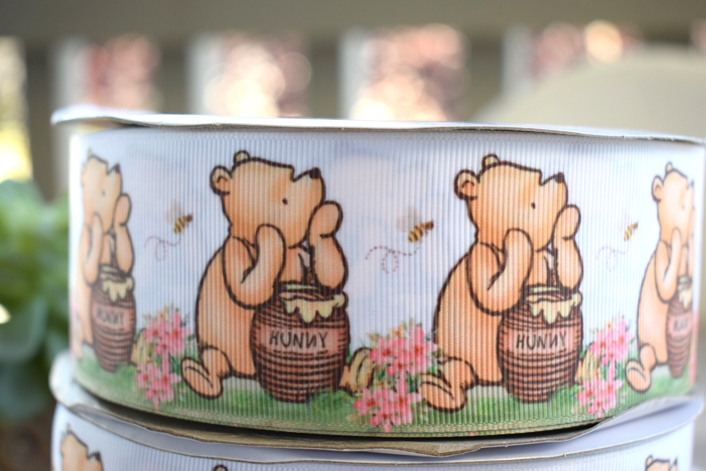 Classic Winnie the Pooh Grosgrain Ribbon Party Baby Shower - Etsy