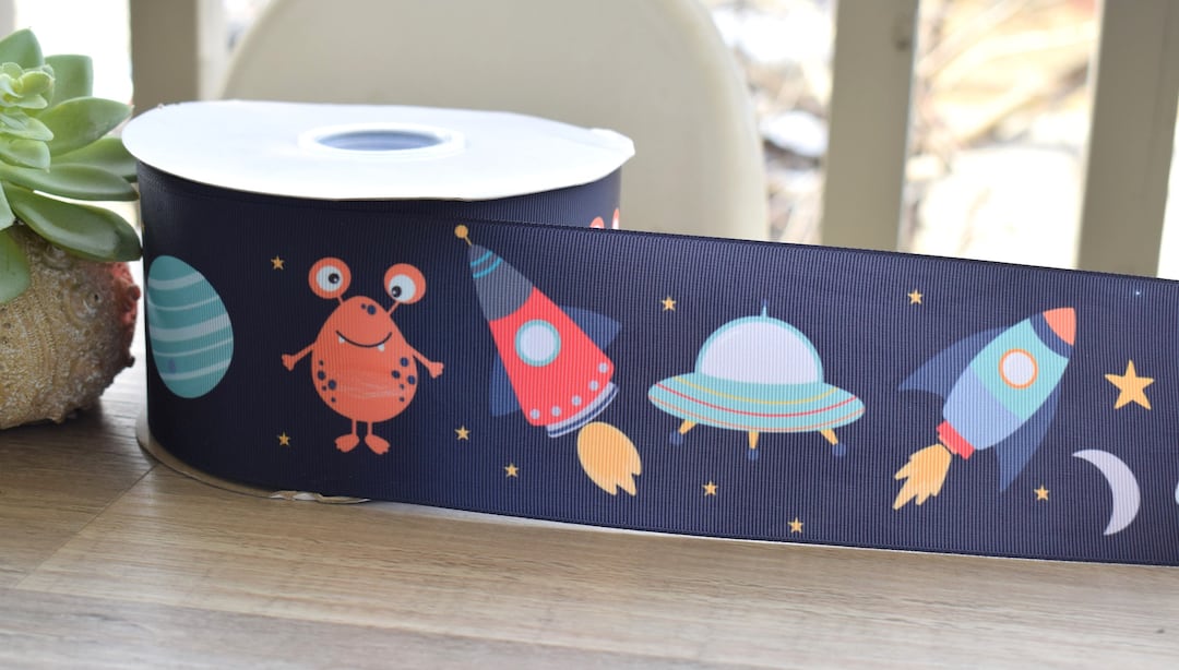 Astronaut Ribbon, Solar System Ribbon, Planet Ribbon, Outer Space ...
