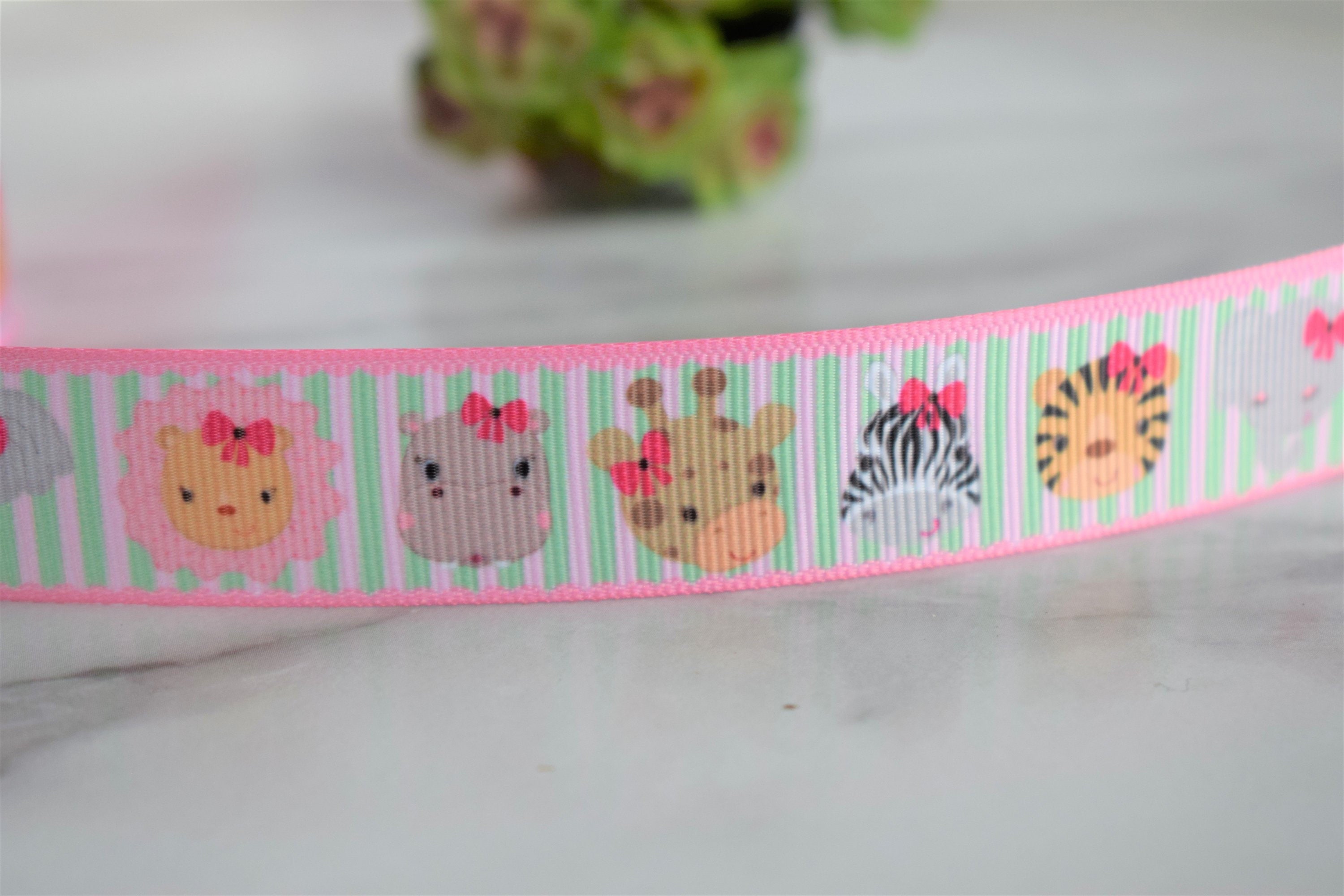 Girl Safari Baby Shower Ribbon Girl Baby Safari Ribbon Girl - Etsy