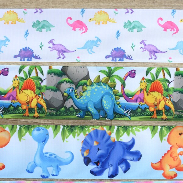 Dinosaur Ribbon - Etsy