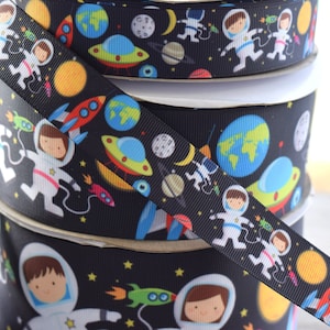 Astronaut Ribbon, Solar System Ribbon, Planet Ribbon, Outer Space ...
