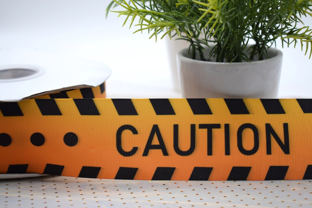 Caution Ribbon, Under Construction Ribbon, Dump Truck and Tractor ...