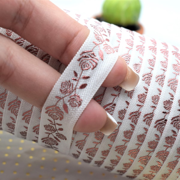 Rose Gold Elastic - Etsy