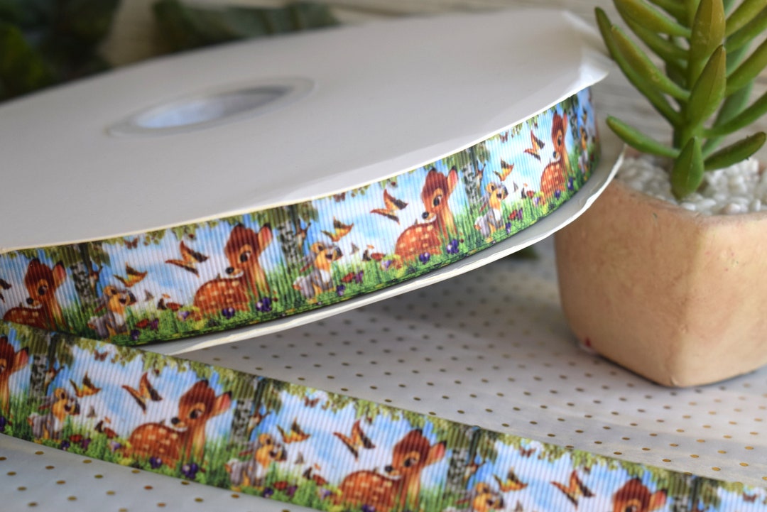 Bambi Ribbon, Bambi Deer Ribbon, Cartoon Character Ribbon, Animal ...