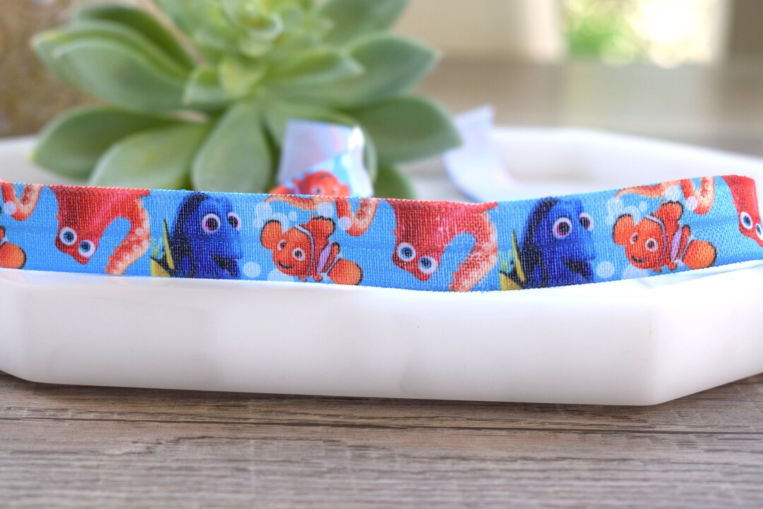 Nemo Elastic FOE, Octopus Starfish Flower Ribbon, Baby Shower Party ...