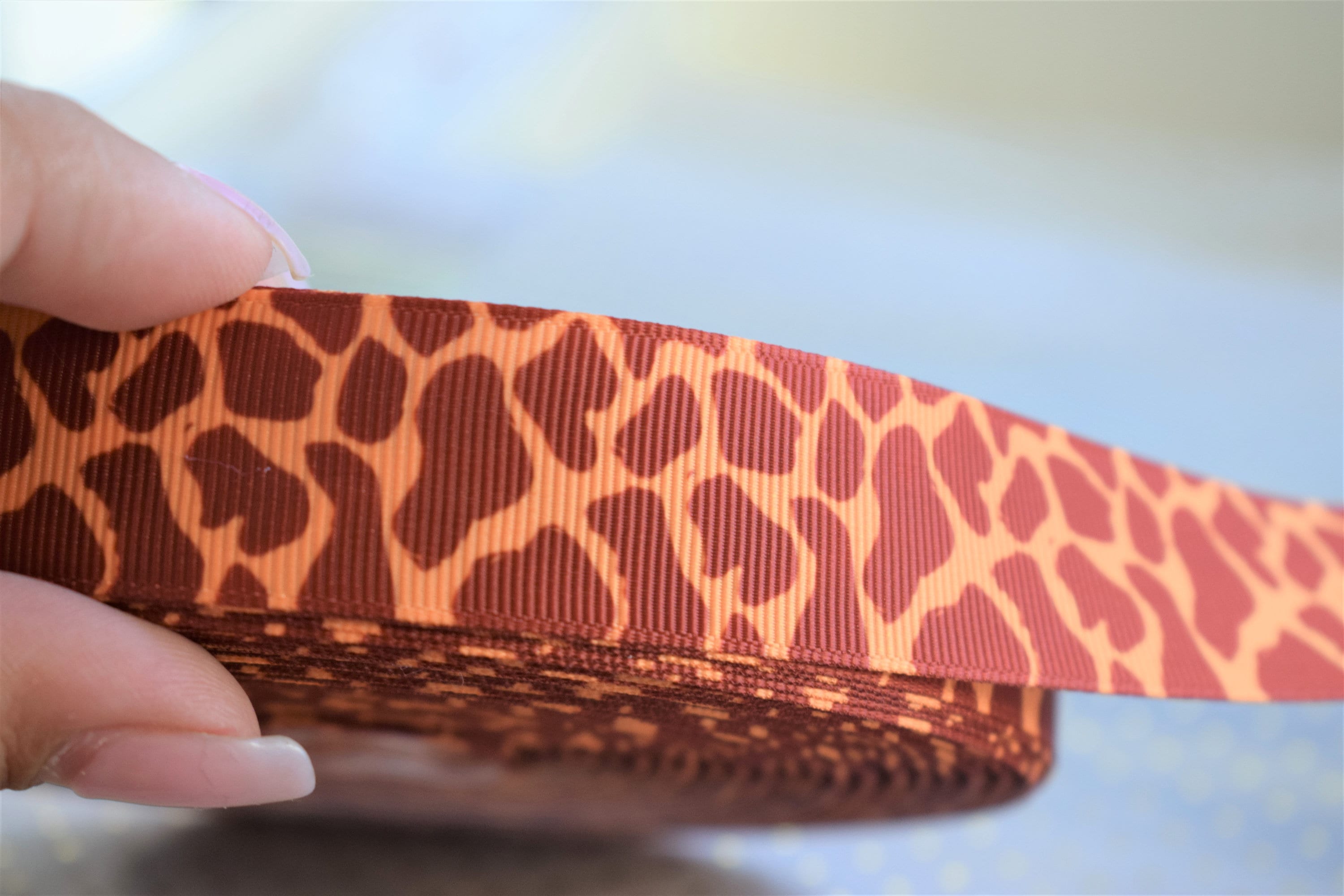 Giraffe Safari Grosgrain Ribbon Boy Baby Safari Ribbon - Etsy
