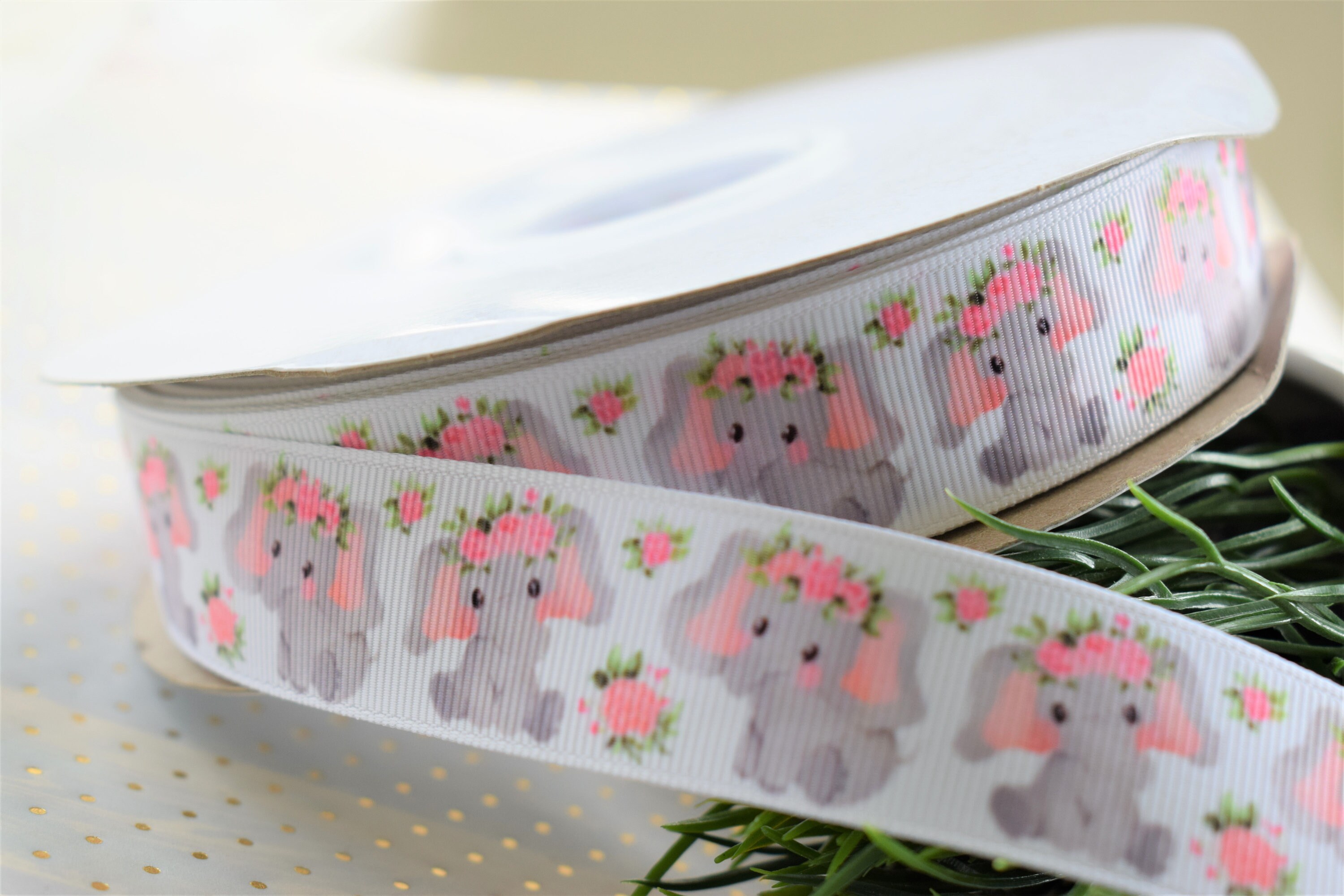Pink Elephant Baby Shower Ribbon Girl Baby Elephant Ribbon - Etsy