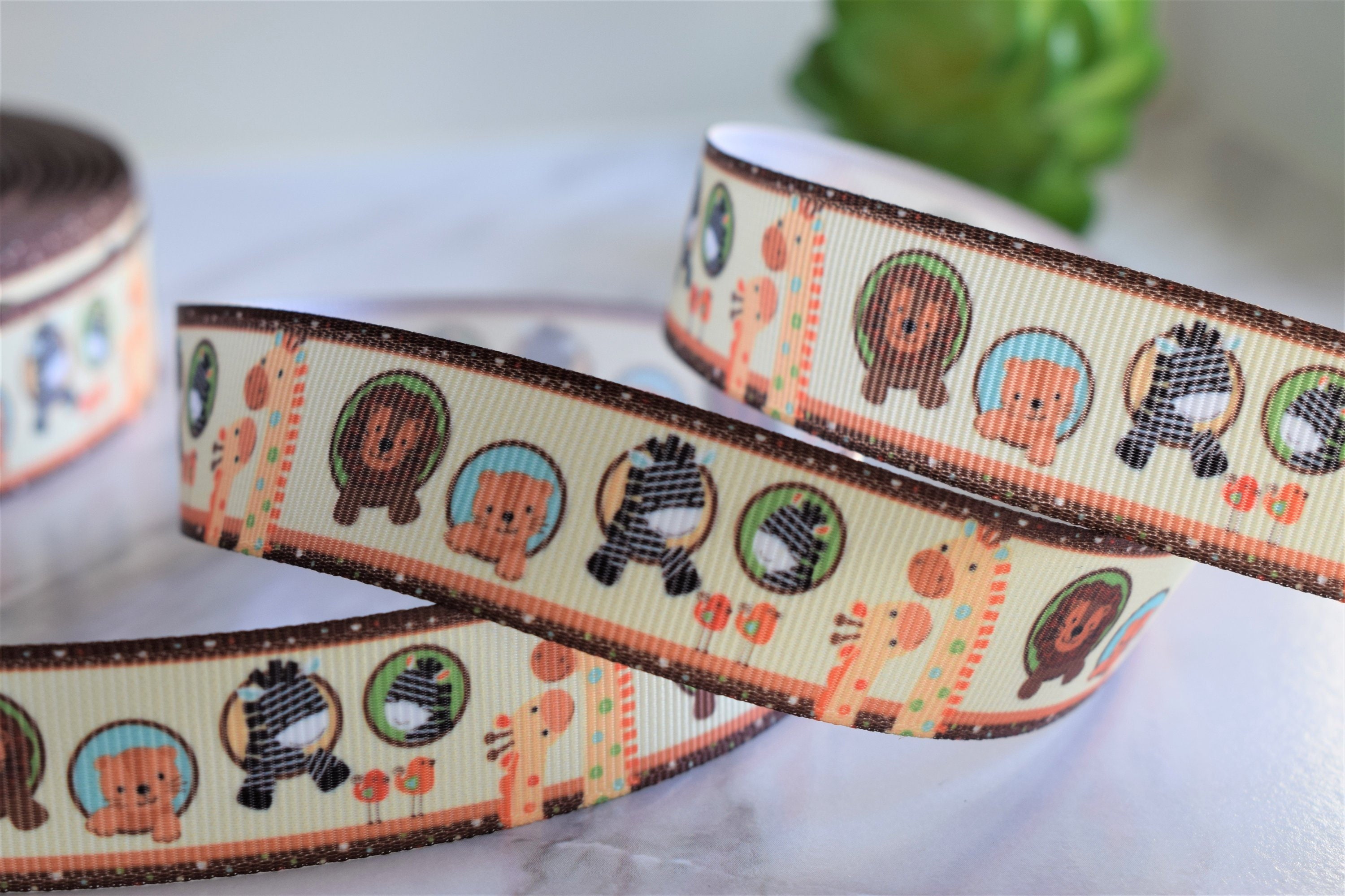 Boy Safari Baby Shower Ribbon Boy Baby Safari Ribbon Safari | Etsy