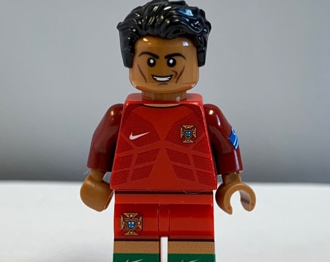 CUSTOM LEGO Cristiano Ronaldo Minifigure - Etsy