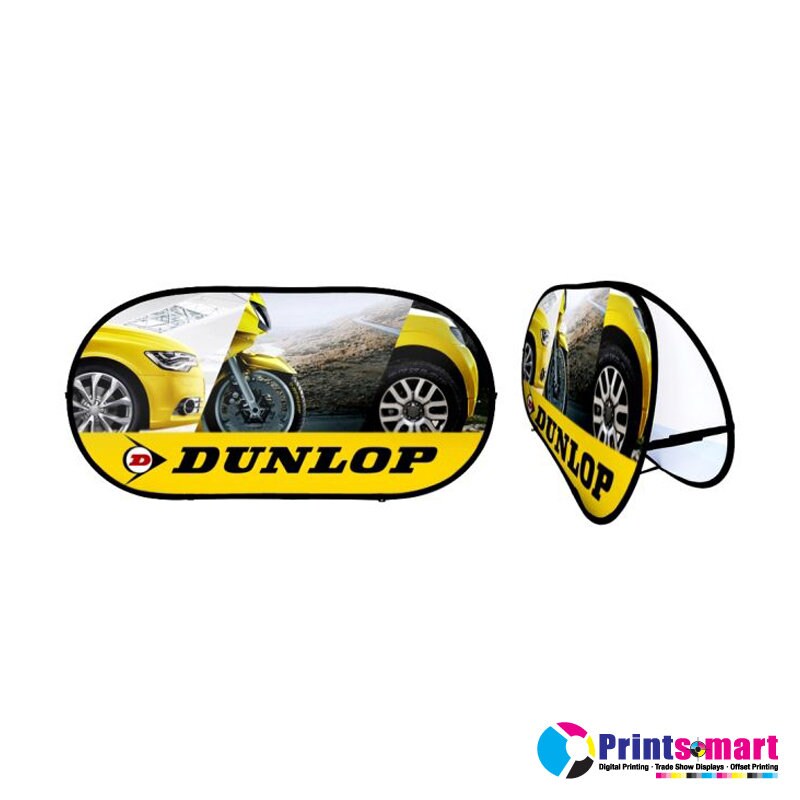 Horizontal (oval Shape) Pop up A-frame Banner Outdoor Pop up Banner ...